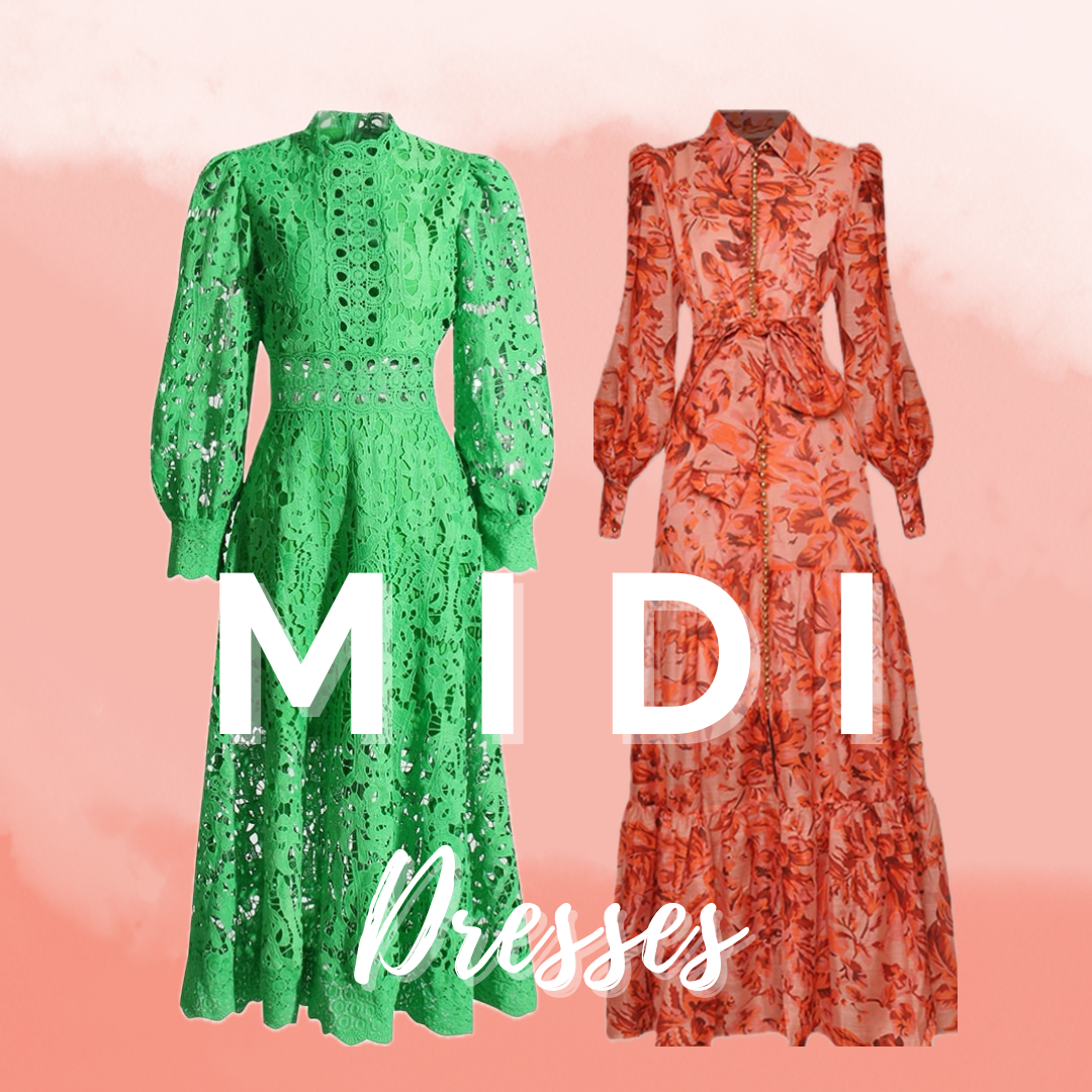 Designer Midi Dresses | Evening Dresses for Women – Bauble Buy